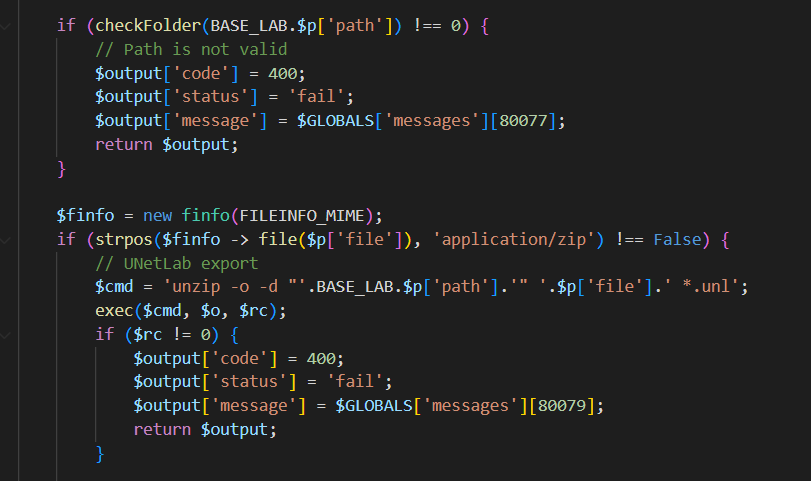 A deep dive into EVE-NG Remote Command Execution